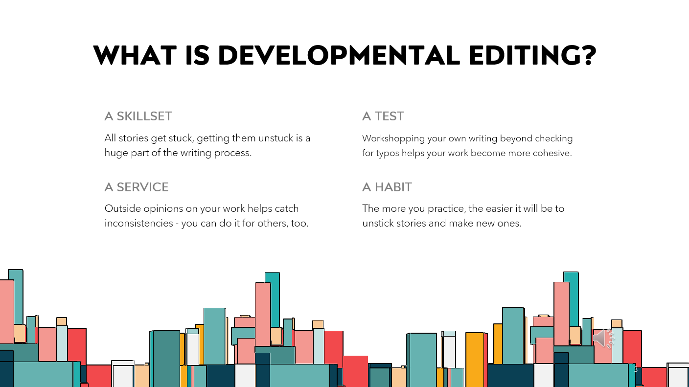 Workshop – Developmental Editing – Author Rescue